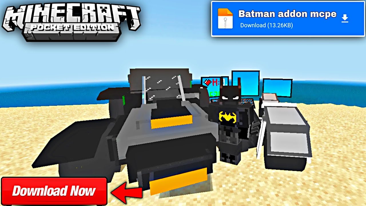BATMAN ADDON FOR MINECRAFT POCKET EDITION (1.18+) | Batman mod for ...