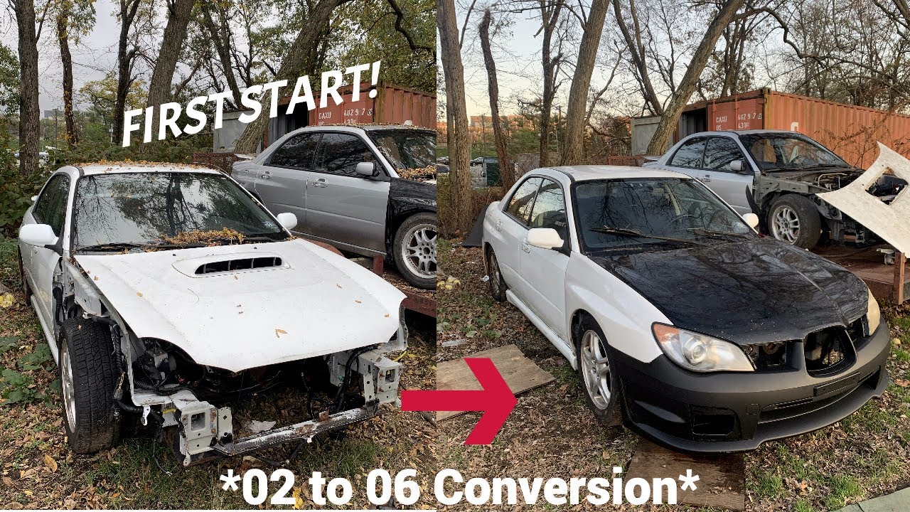 Subie Engine Finally Goes In! (*Bugeye to Hawkeye CONVERSION*) - YouTube