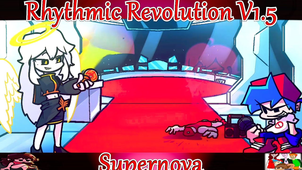 Friday Night Funkin' Rhythmic Revolution V1.5 (Among Us FNF Mod) It's ...