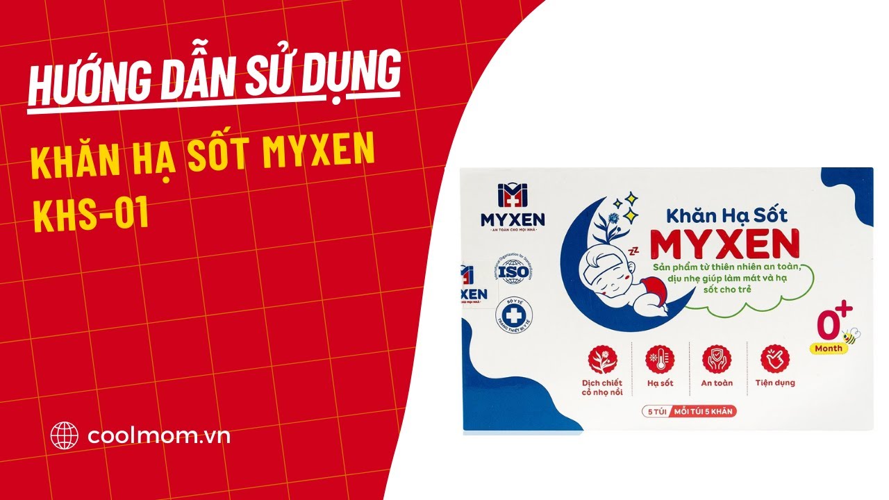 Giới thiệu sản phẩm khăn hạ sốt MYXEN KHS-01 - YouTube