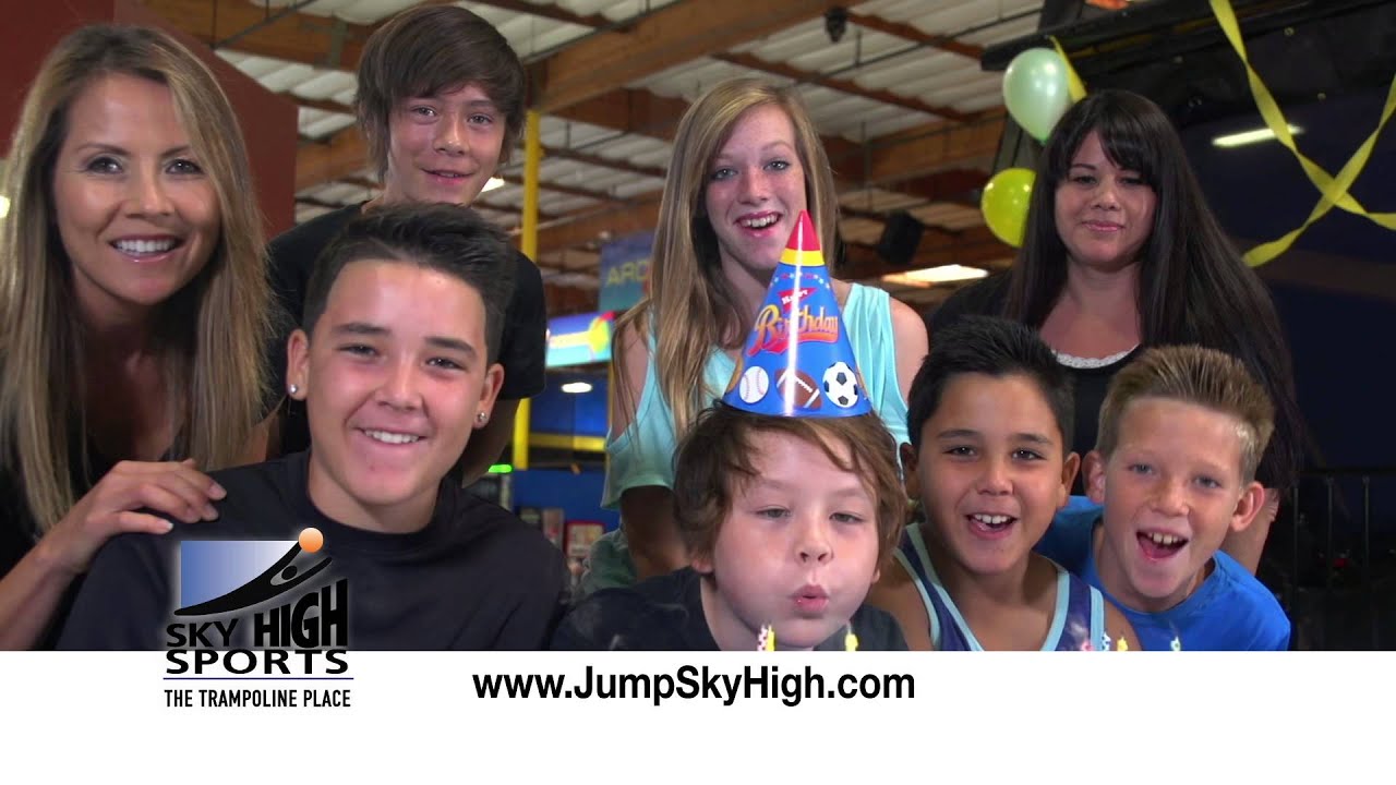 Sky High Sports San Diego Trampoline Center - YouTube
