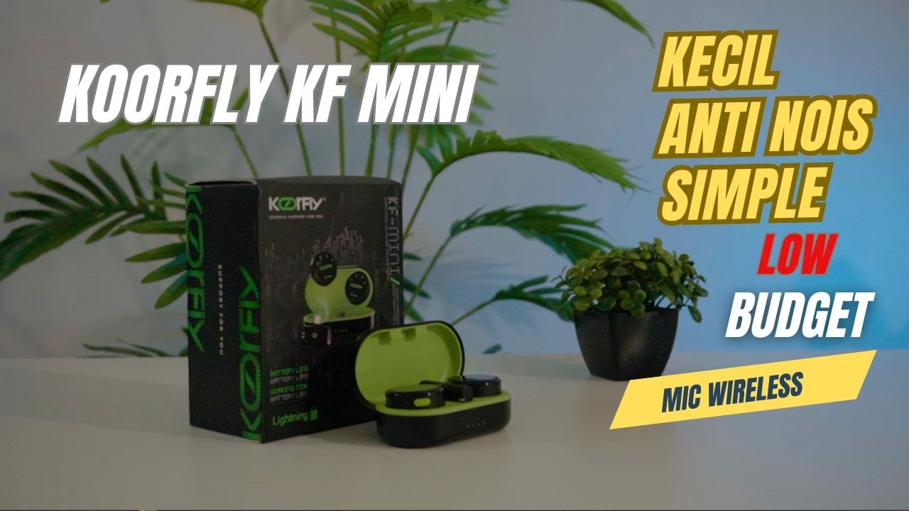 Mic wireless Low budget cocok buat Iphone!!! korfly KF mini - YouTube