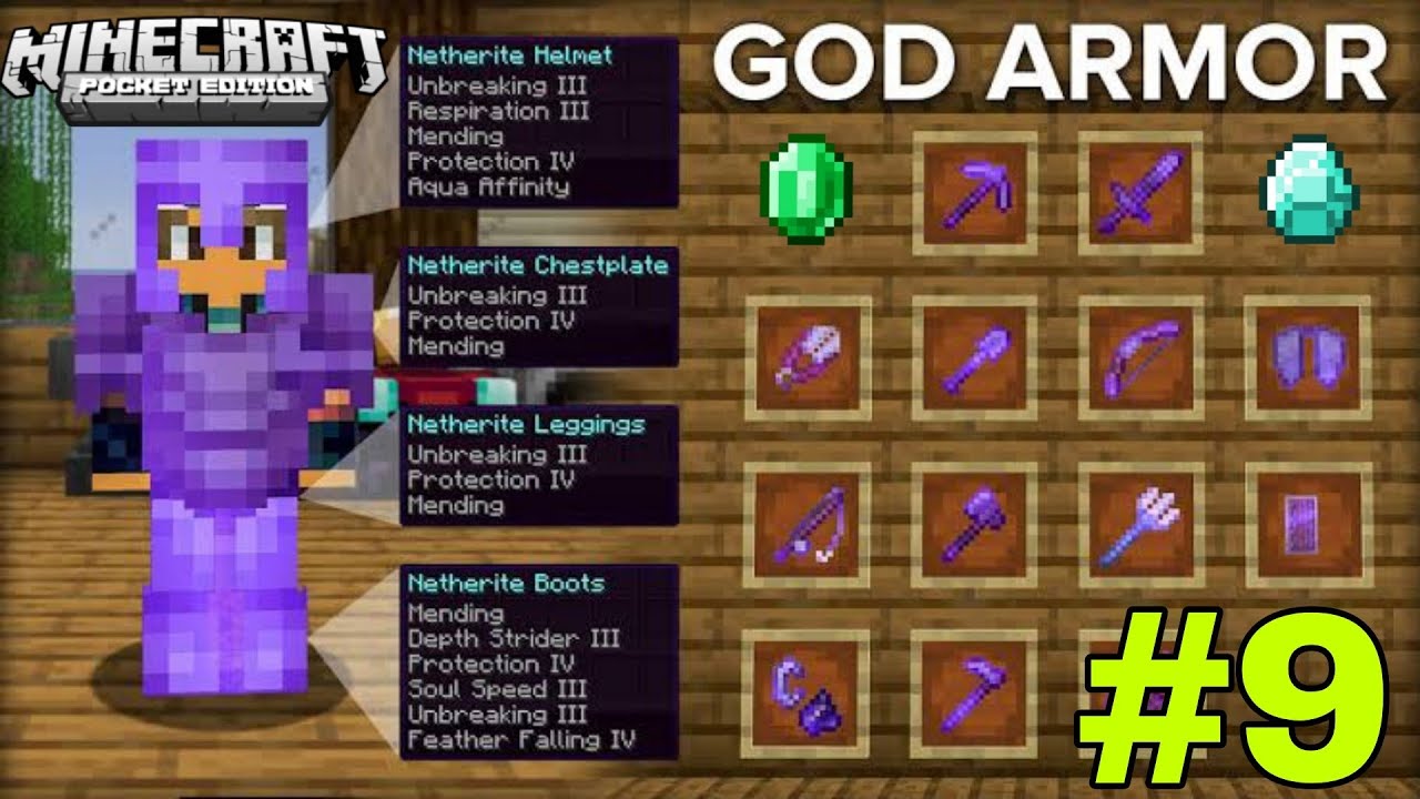 Max Level Enchanting Armour & Tool🗡️⛏️🪓 | Minecraft Survival Ep. 9 ...