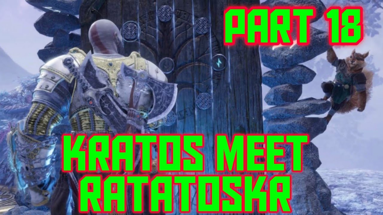 Kratos meet ratatoskr | God of war Ragnarok | walkthrough part 18 - YouTube