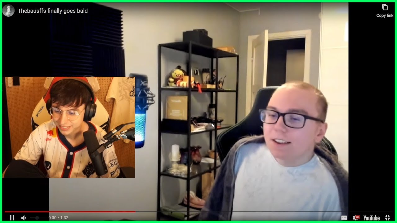 Caedrel Reacts To Bald Baus - YouTube