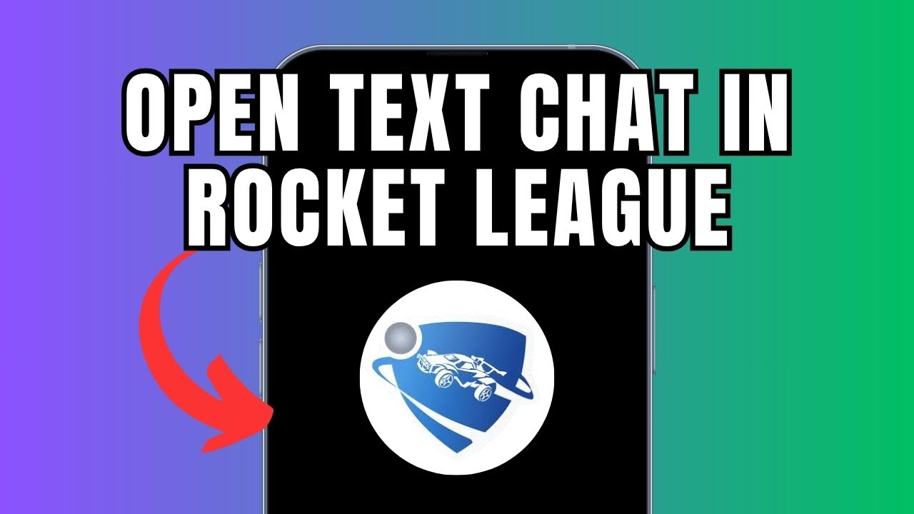 How to Open Text Chat in Rocket League (Full Guide) - YouTube