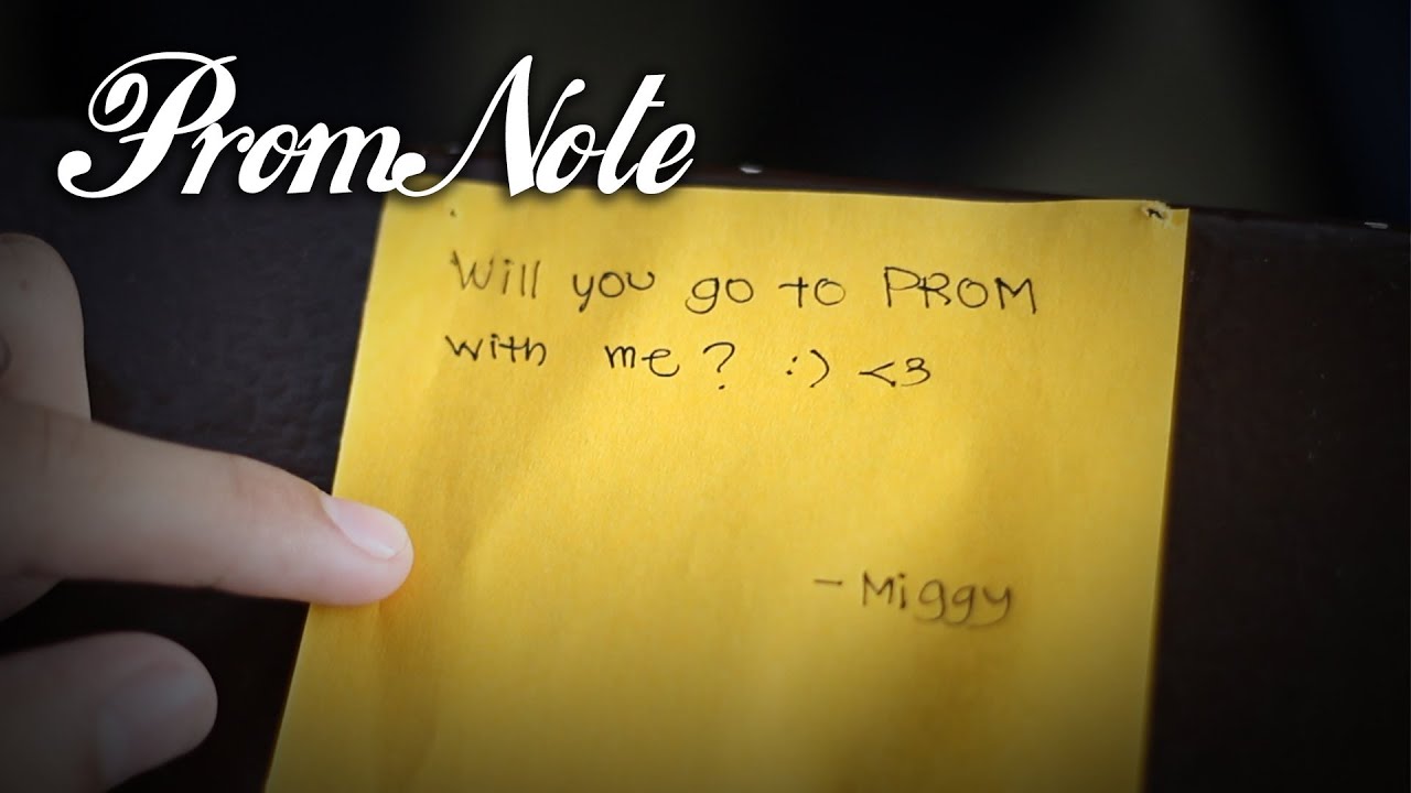 Prom Note - YouTube