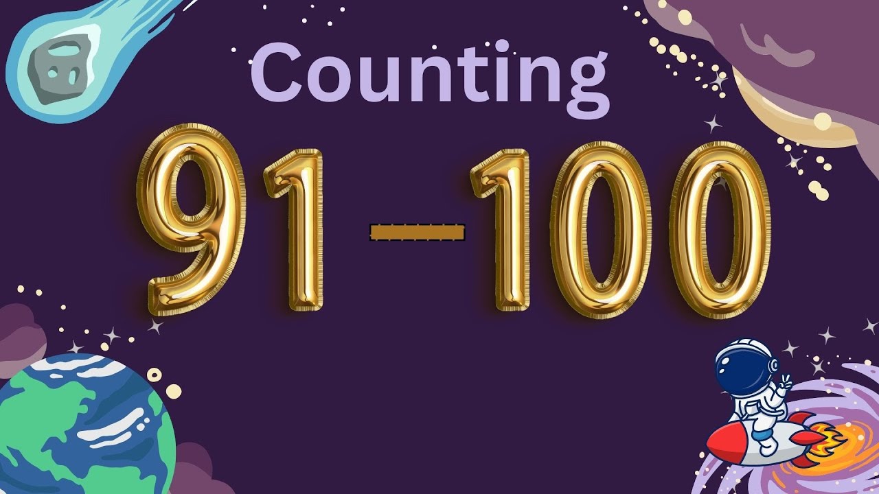 learn counting 91 to 100 | Improve your skills in just minutes! - YouTube