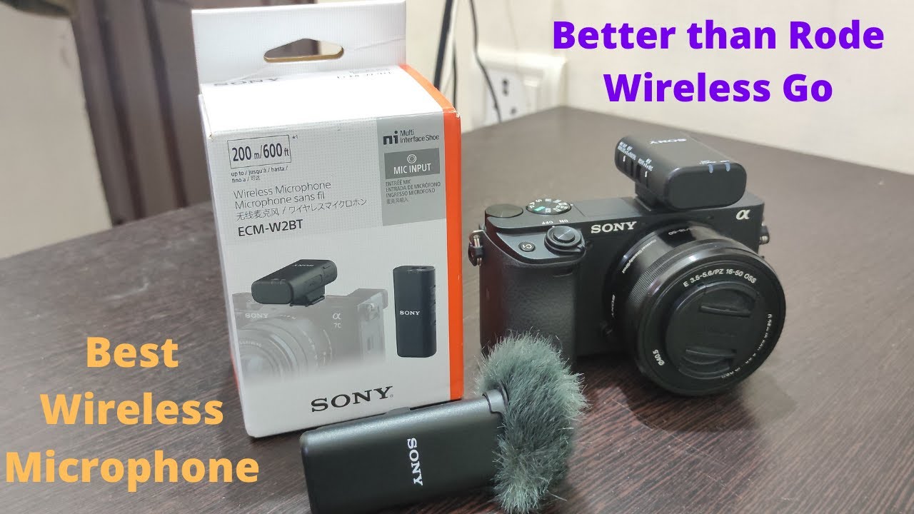 Sony Wireless Microphone ECM W2BT Unboxing & Detailed Review - YouTube