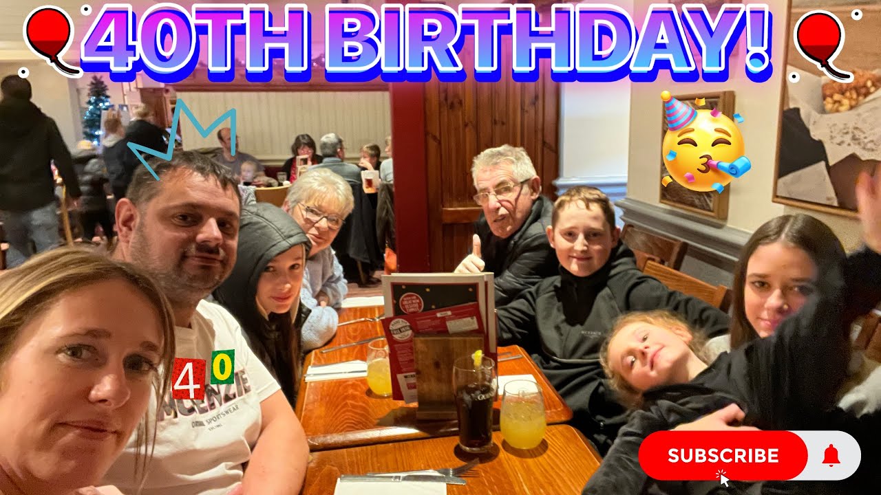 IT'S MY 40TH BIRTHDAY & THIS IS HOW WE CELEBRATED IT! - YouTube