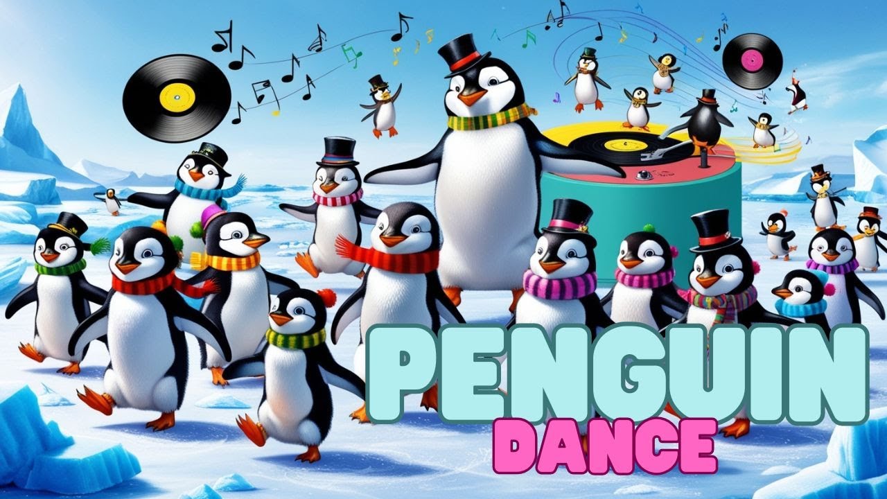 Penguin Dance Party! | Fun Dance Along for Kids | Learn with Happy ...