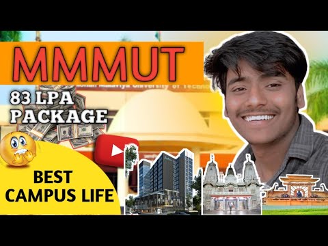 MMMUT LATEST REVIEW 2024 // 83 LPA, HOSTEL,FEE STRUCTURE,CUTOFF RANK ...