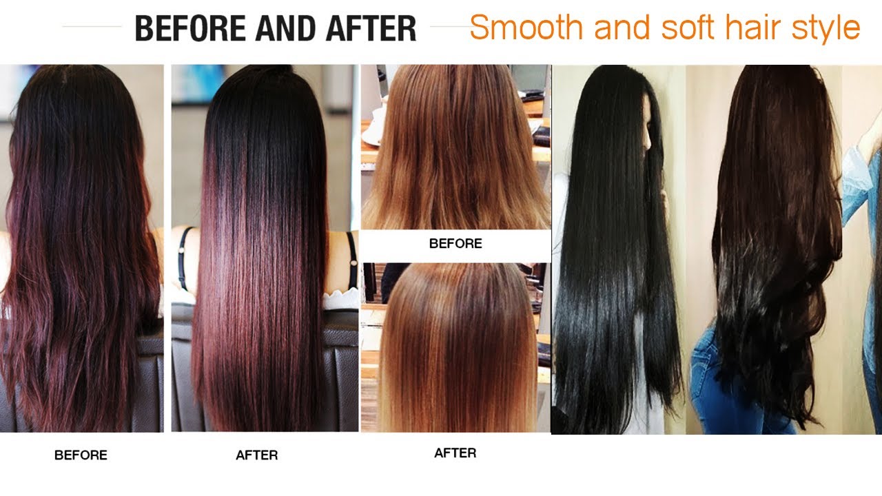 Smooth and soft hair style - YouTube