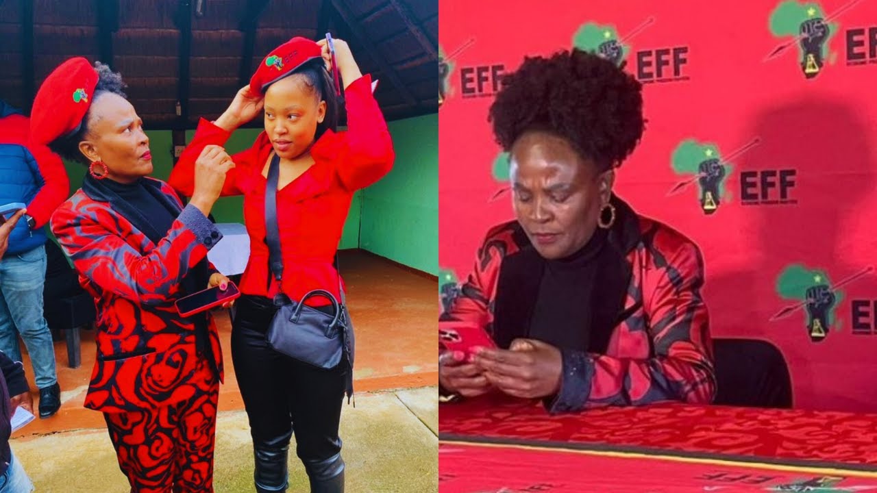 Mixed reactions as Advocate Busisiwe Mkhwebane joins EFF - YouTube