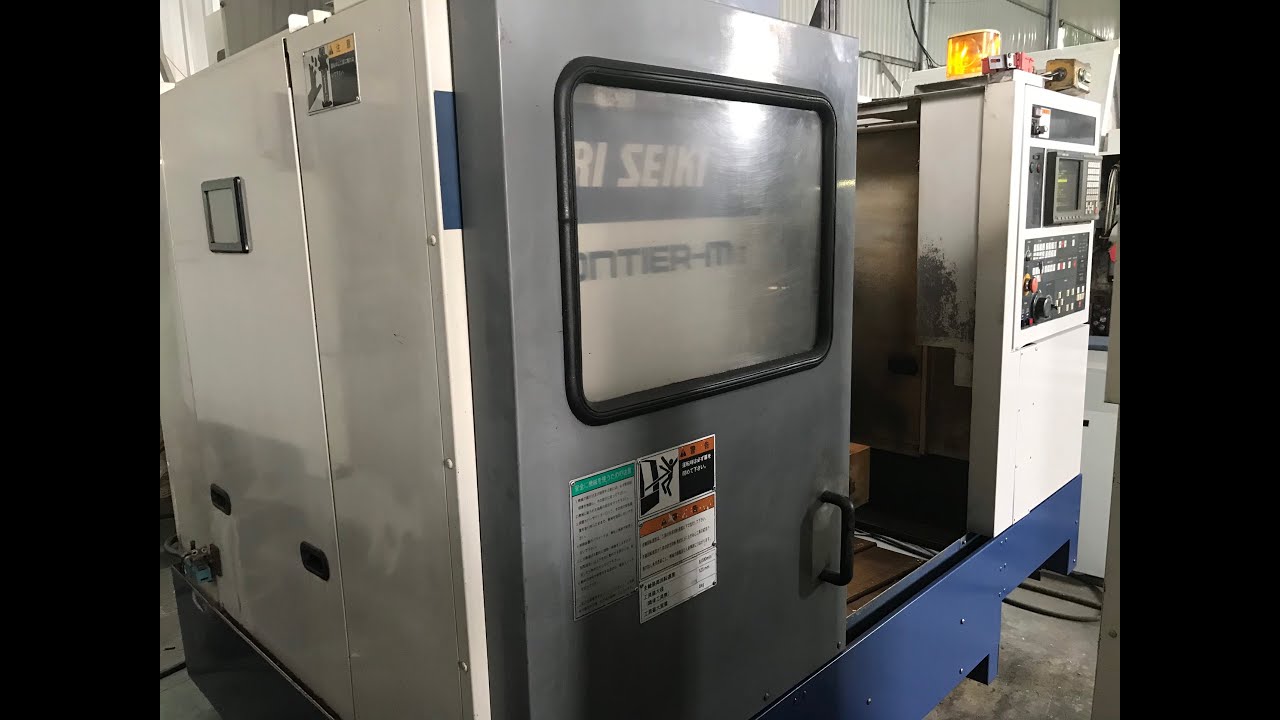 MÁY PHAY CNC MORI SEIKI FRONTIER M1 - ĐIỆN FANUC 21M ĐỜI 1996 - YouTube