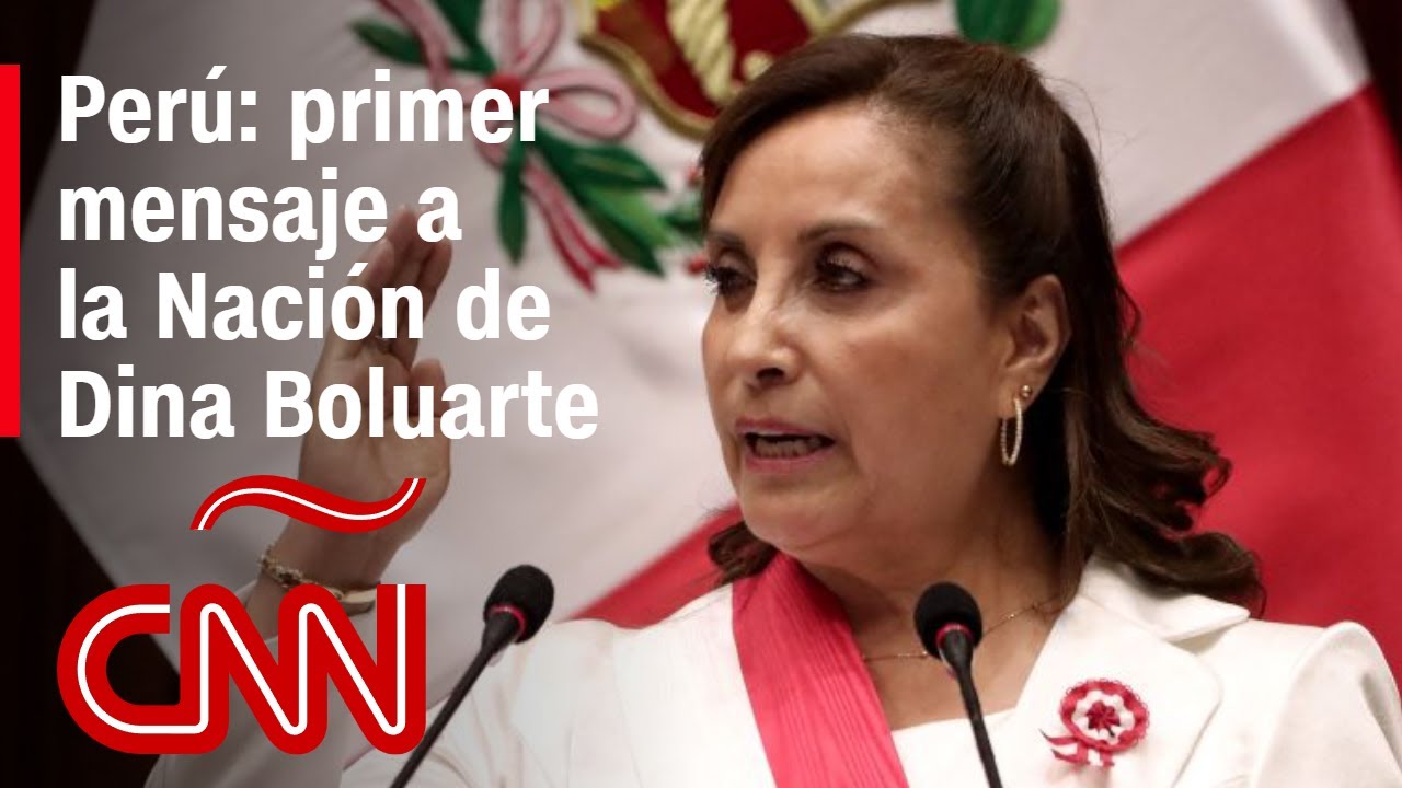 Perú: Dina Boluarte propone “firmar un pacto de reconciliación” en su ...