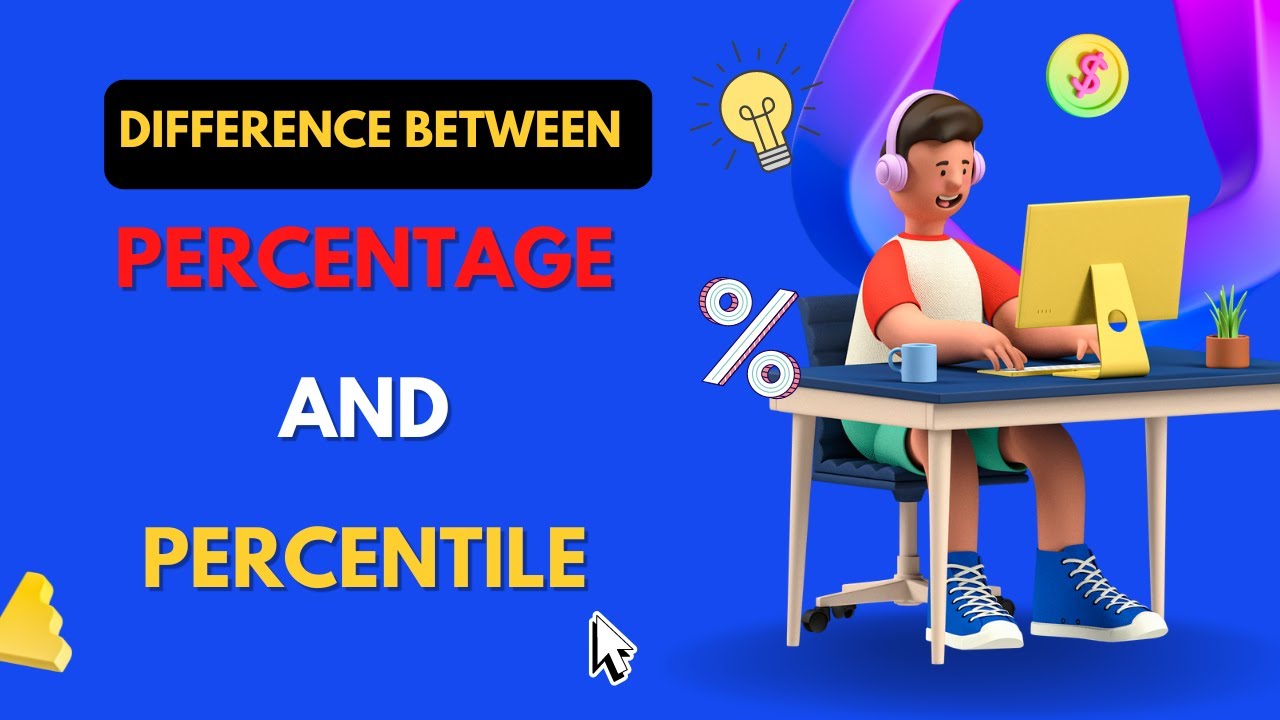 Difference Between Percentage and Percentile #percentage #percentile # ...