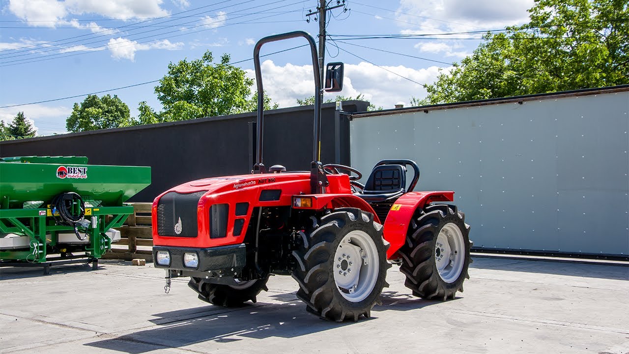 Agromehanika AGT 850: Univerzalni traktor za sve potrebe - YouTube