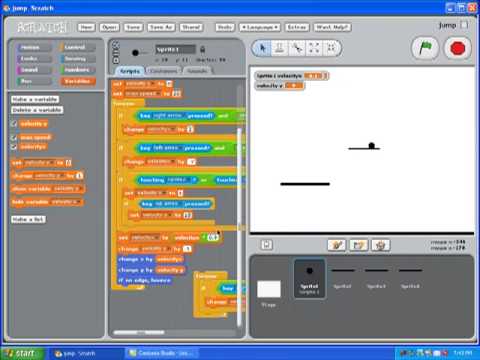 Platform Game in Scratch - YouTube