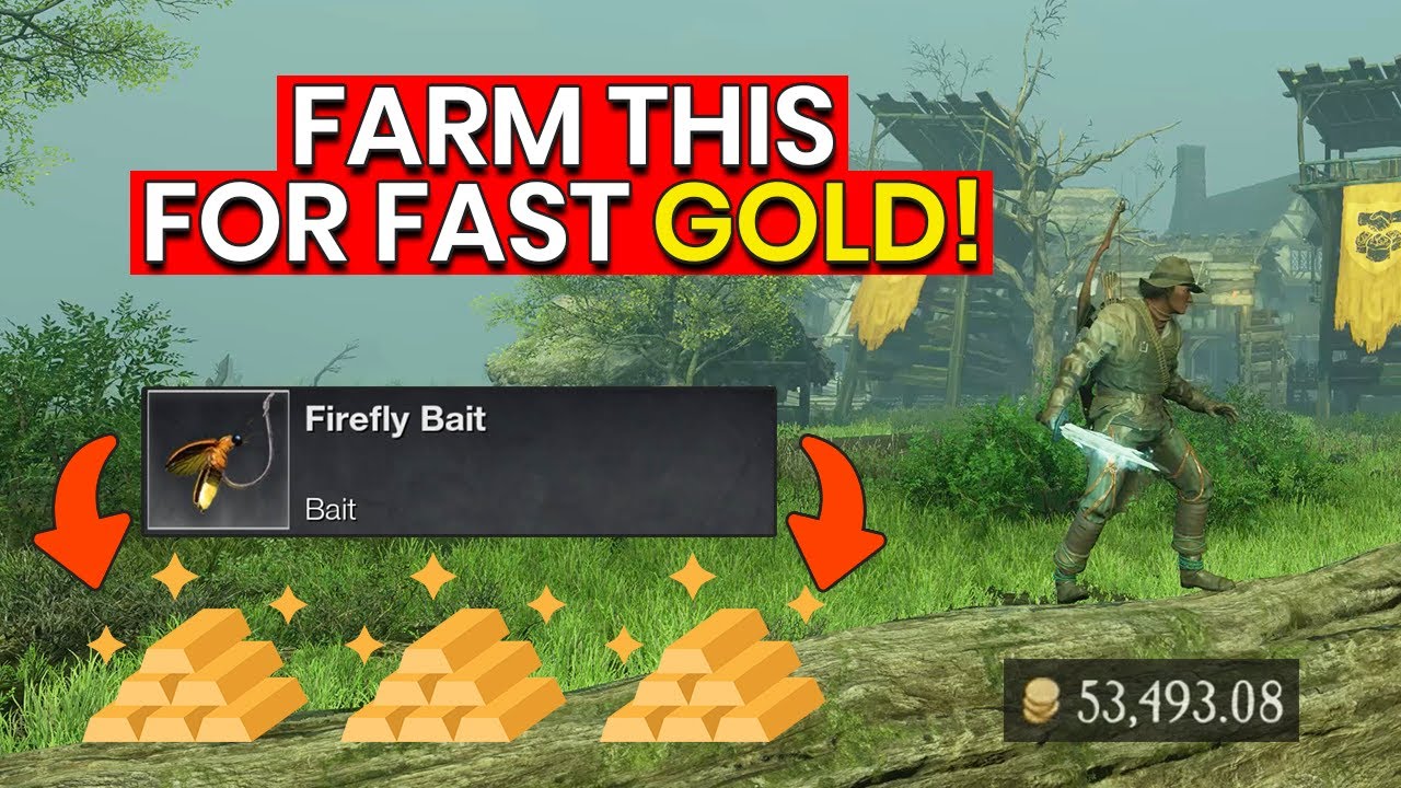 How To Farm Firefly Bait & Make Insane Easy Gold In New World (2000 ...