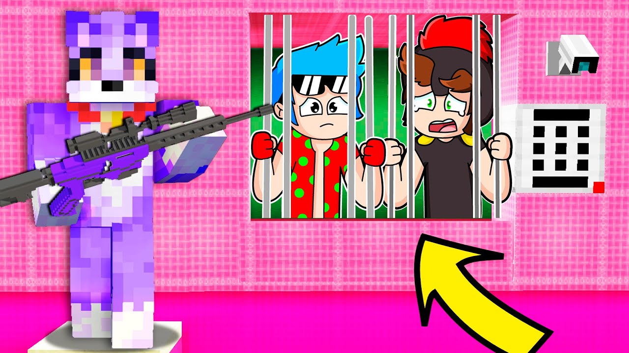 ¡NOS ENCIERRAN EN LA CÁRCEL ROSA! 😱 INVICTOR ESCAPA de LA PRISIÓN MÁS ...