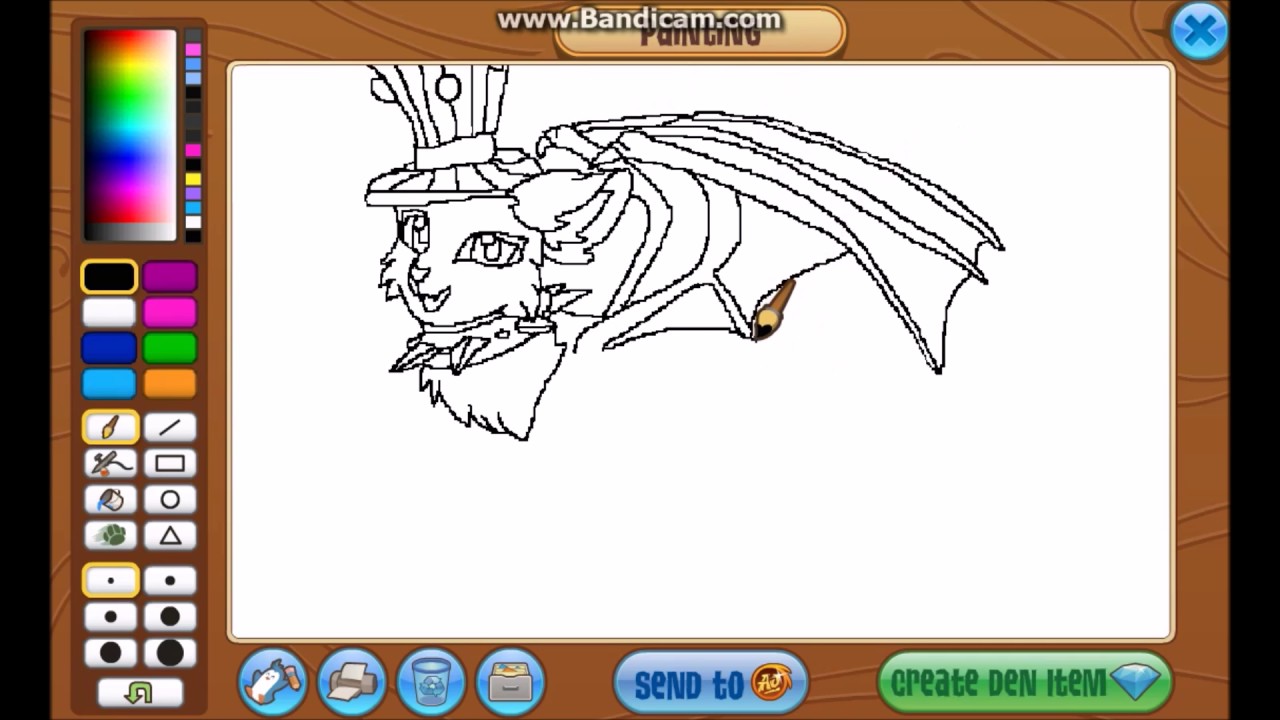 Animal Jam Art Studio, Mexpuppy Speed Paint - YouTube