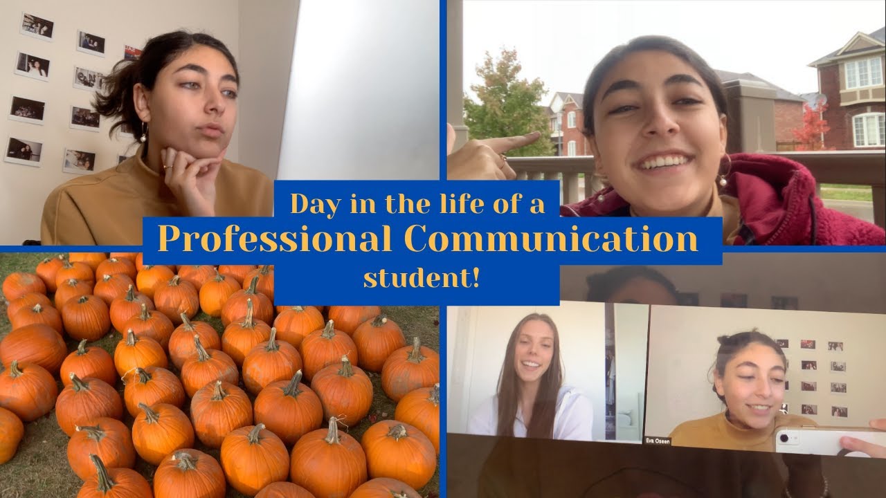Day in the life of a Professional Communication student - YouTube