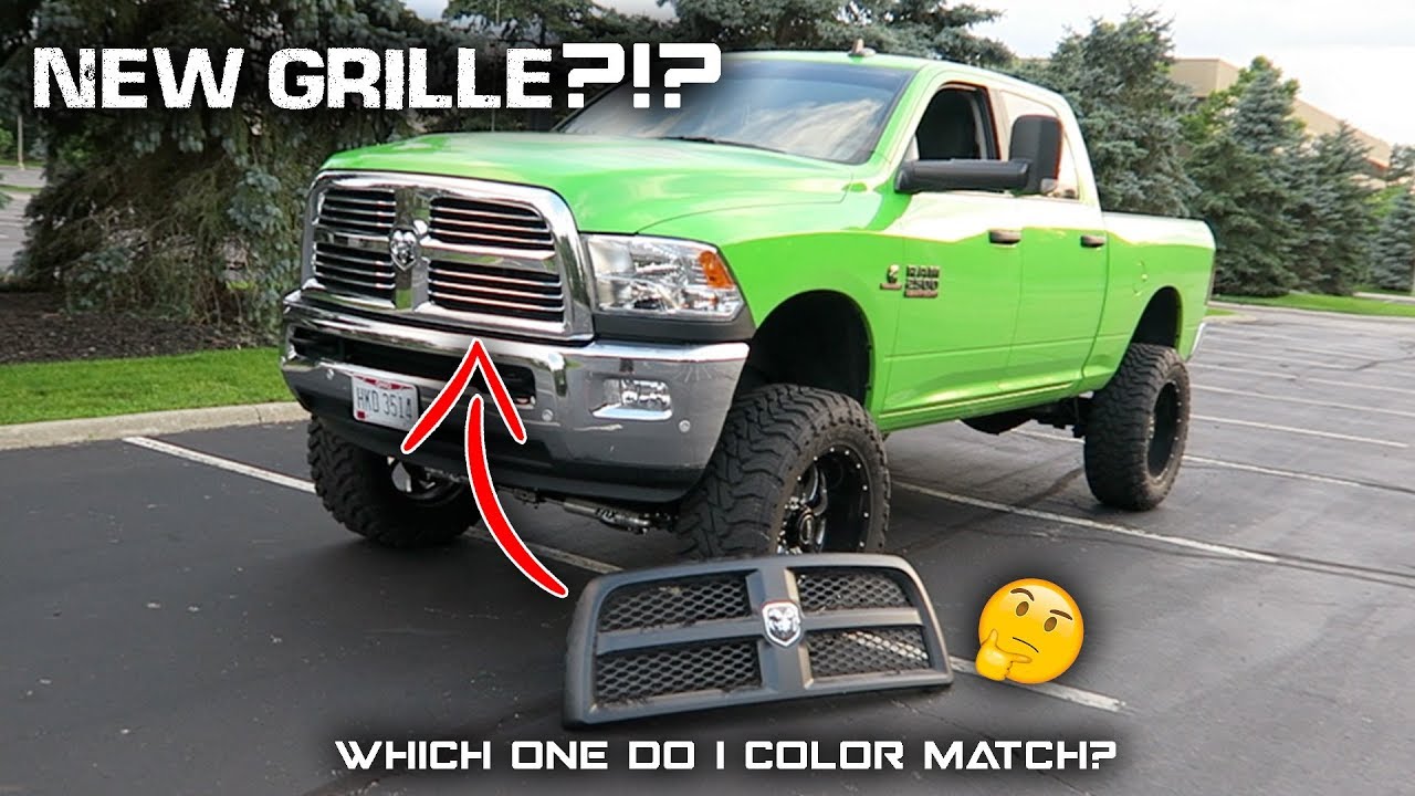 NEW Grille for the LIFTED Cummins?!? (What One Should I Pick?) - YouTube