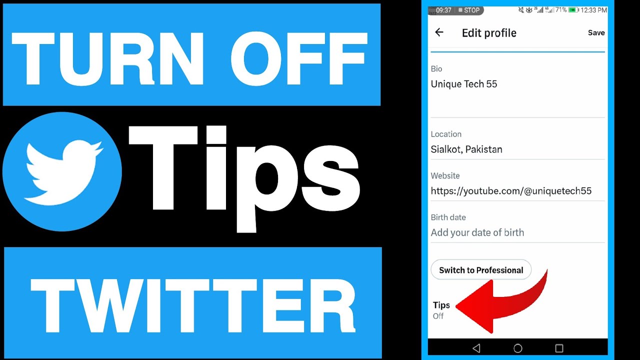 How to turn off tips on twitter||How to disable tips on twitter||Unique ...