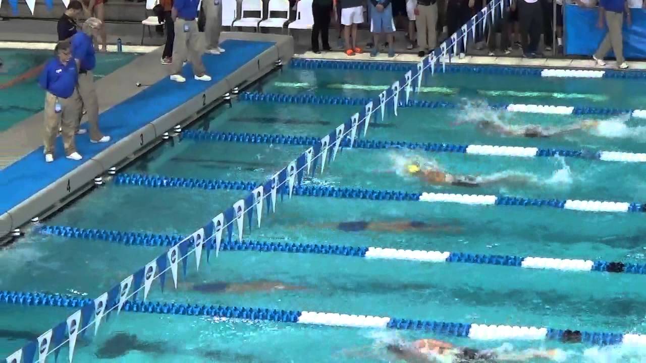 2014 Men's NCAA Swimming Championships Finals 400 IM Heat 1 - YouTube