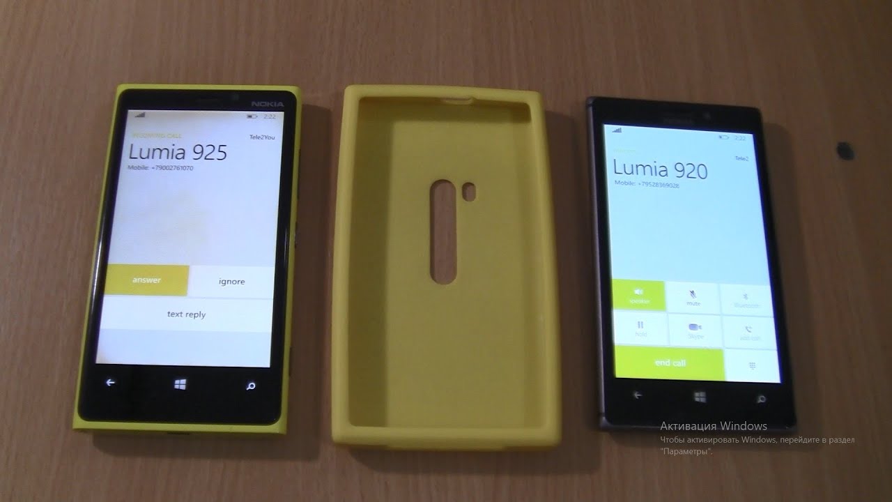 Double Nokia Lumia Windows Phone incoming call at the Same Time - YouTube