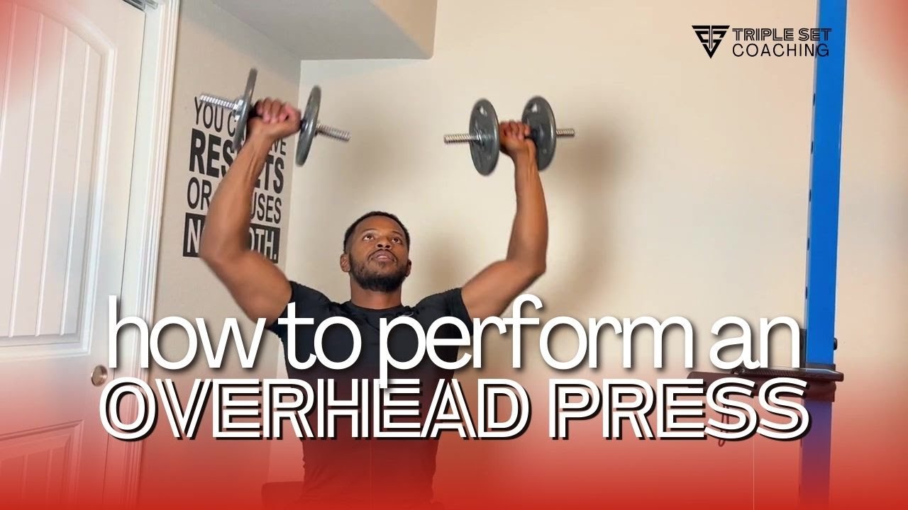 How to perform an Overhead Press - YouTube