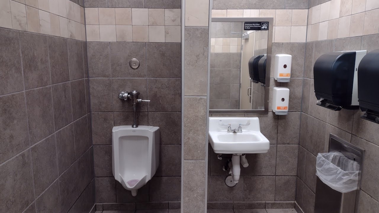 Whataburger Men's Restroom - YouTube