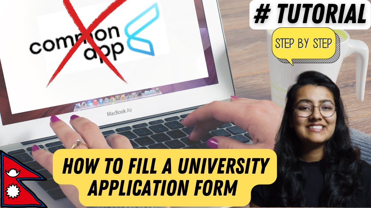 How to fill a USA university application | Step by Step tutorial ...