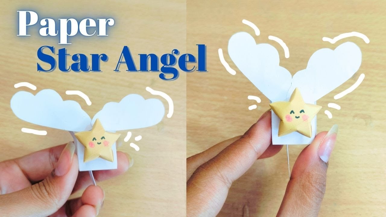 Paper Angel Star Tutorial | Origami Paper LUCKY ANGEL Craft - YouTube
