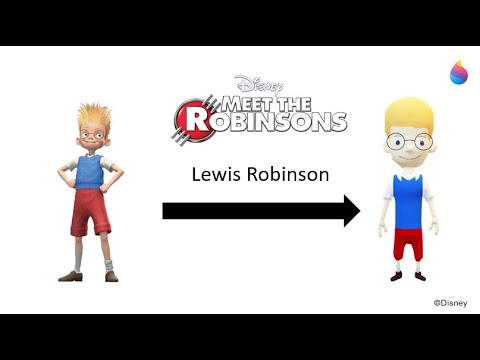 Paint 3D Tutorial: Lewis Robinson ~ Meet The Robinsons (2007) - YouTube