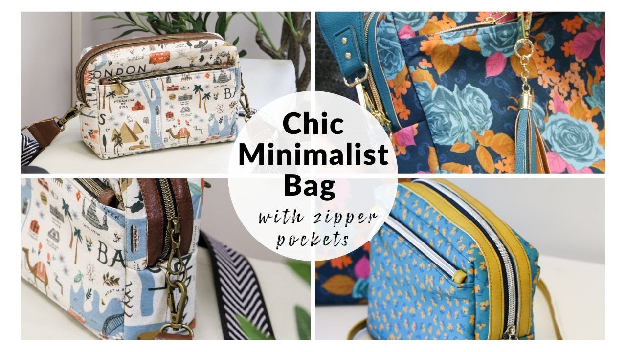 Chic Minimalist Bag featuring the Stewart Pattern! - YouTube