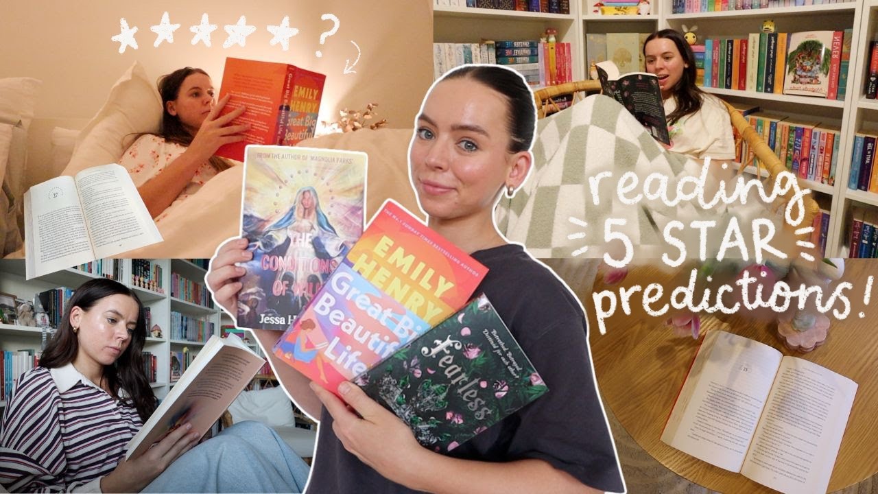 how many 5 star reads in one video? ⭐️ reading 5 star predictions ...