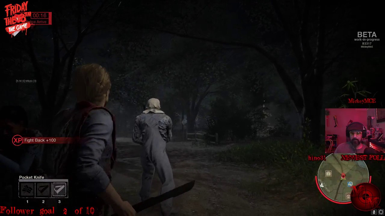 Friday the 13th The Game Bag head Jason loses his mask FULL ROUND - YouTube
