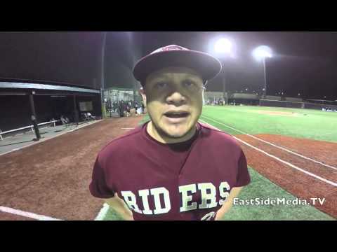 Ray Ruiz "Head Coach Roosevelt Rough Riders Baseball" vs Garfield ...