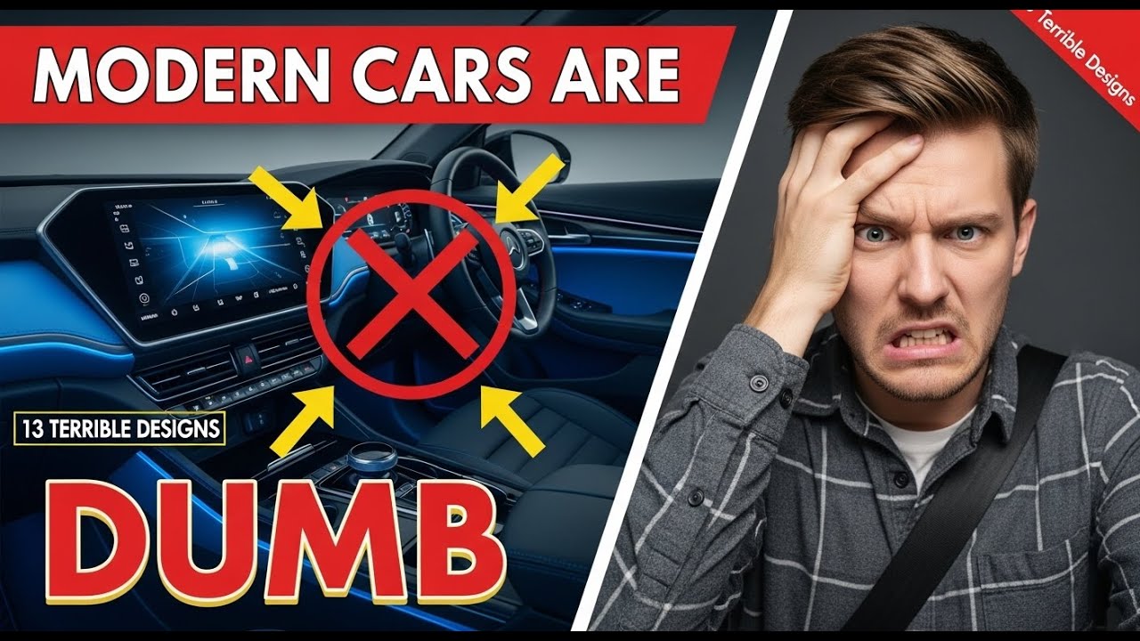 "The 13 Dumbest Designs in Modern Cars (You Need to See This)" - YouTube