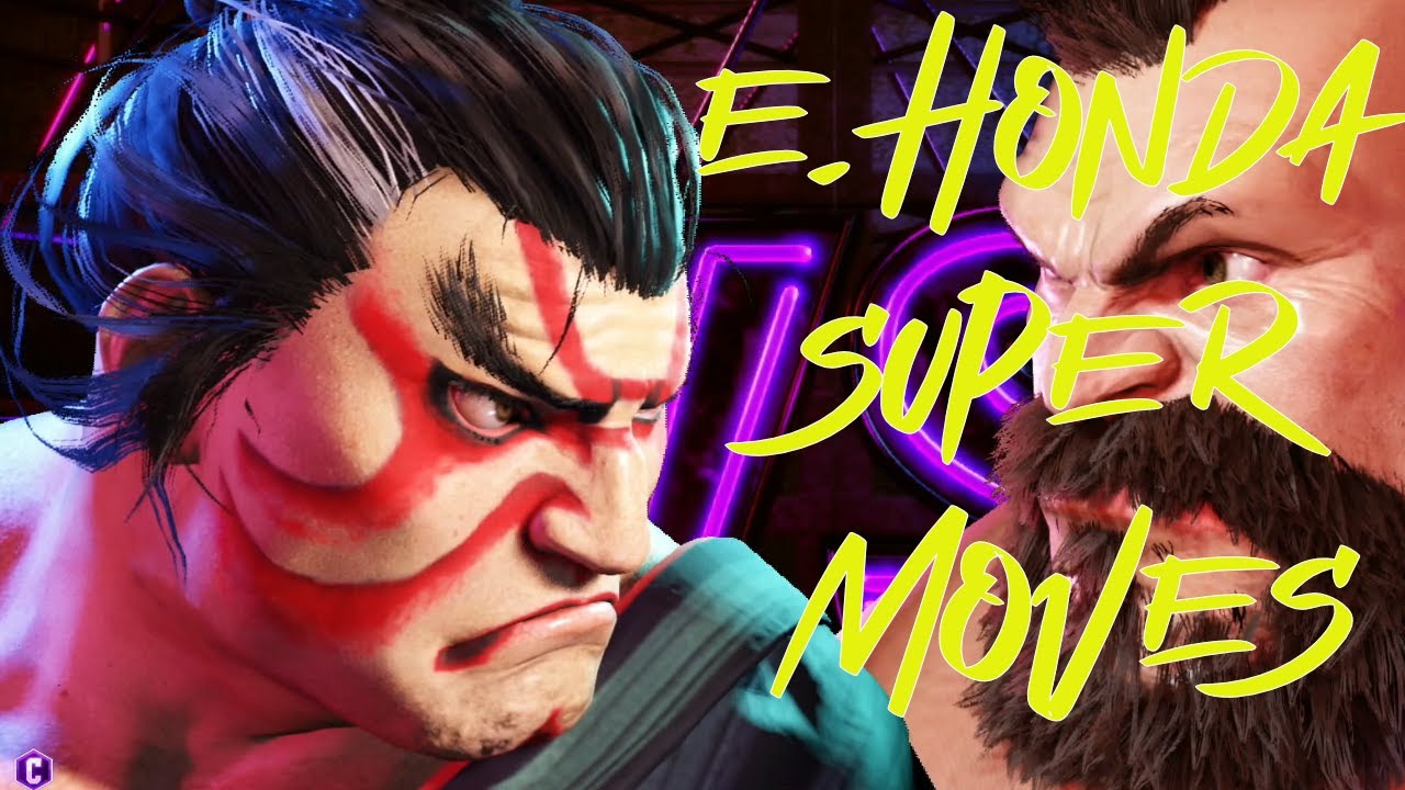 Street Fighter 6 : E. HONDA Super Moves ( Super Arts ) - YouTube