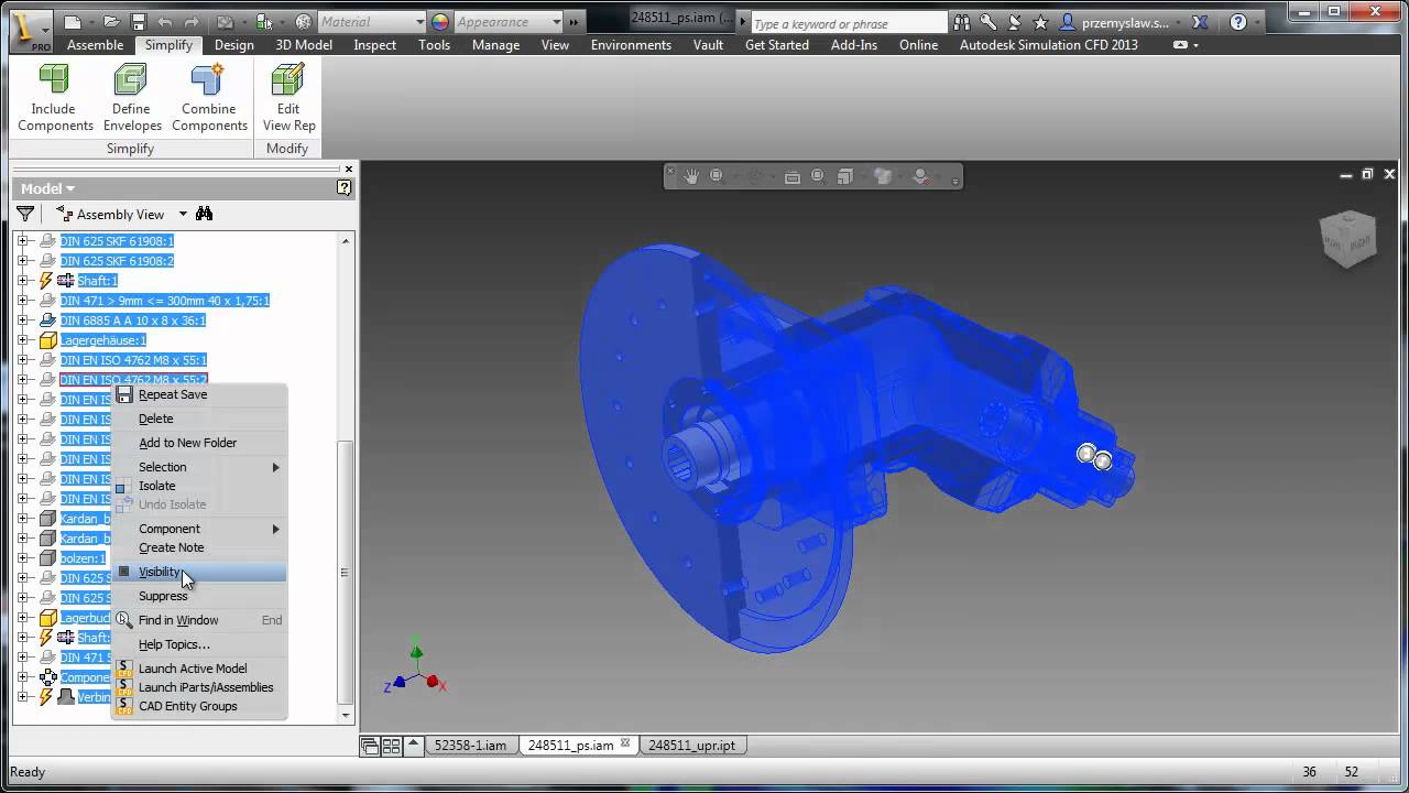 Inventor Simplification Technology Preview - YouTube