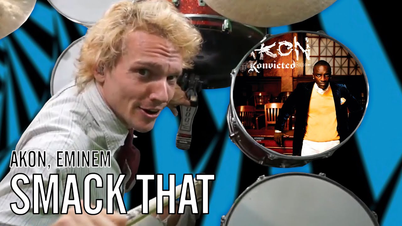 Akon, Eminem - Smack That | Office Drummer [First Playthrough] - YouTube