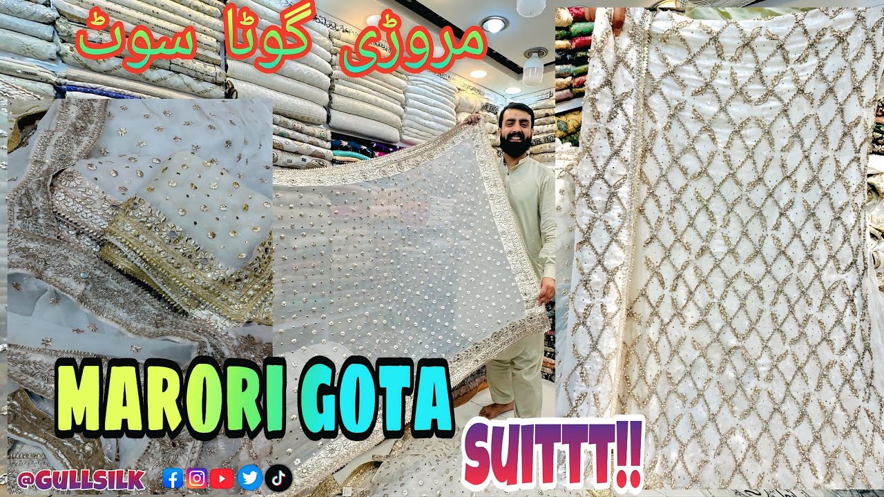 Marori gotta suit design🧿🤩Pakistani gotta Patti sout,beautiful hand ...