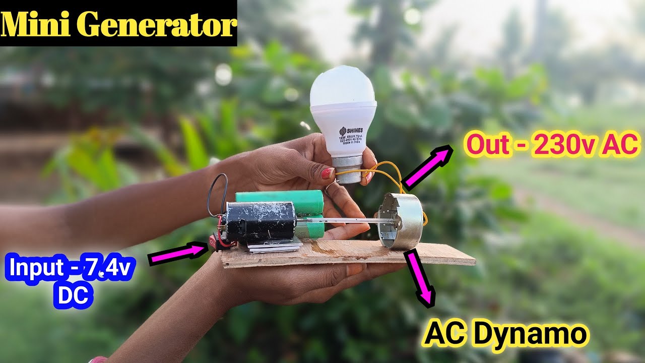 7V Dc to 230V Ac converter | Homemade 230V AC generator without IC ...