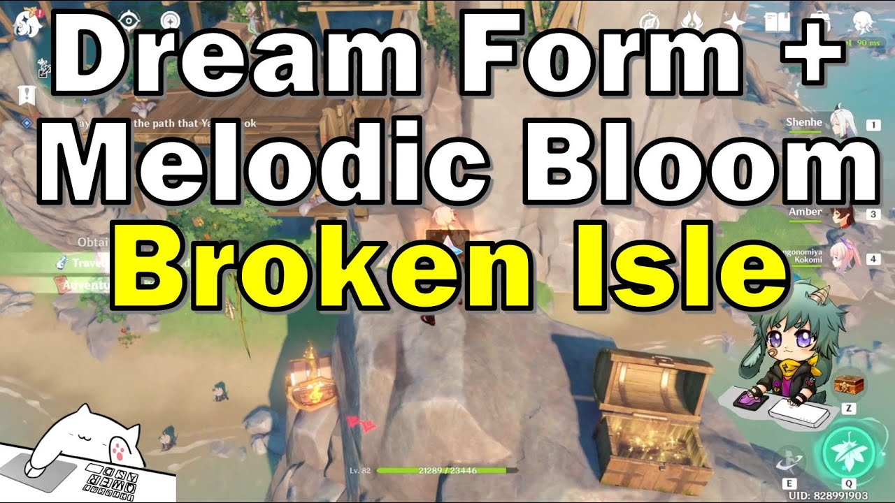 Dream Form + Melodic Bloom Walkthrough At Northeast of Broken Isle - YouTube
