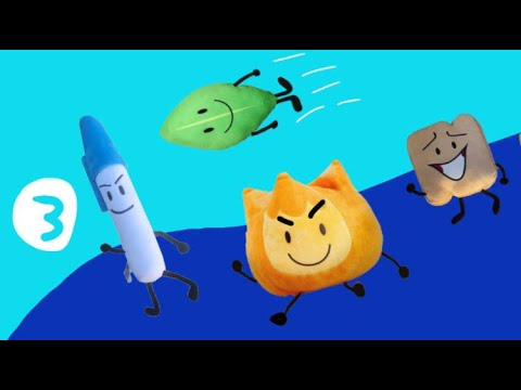 BFB Plush Battle 3: Run until the end! - YouTube