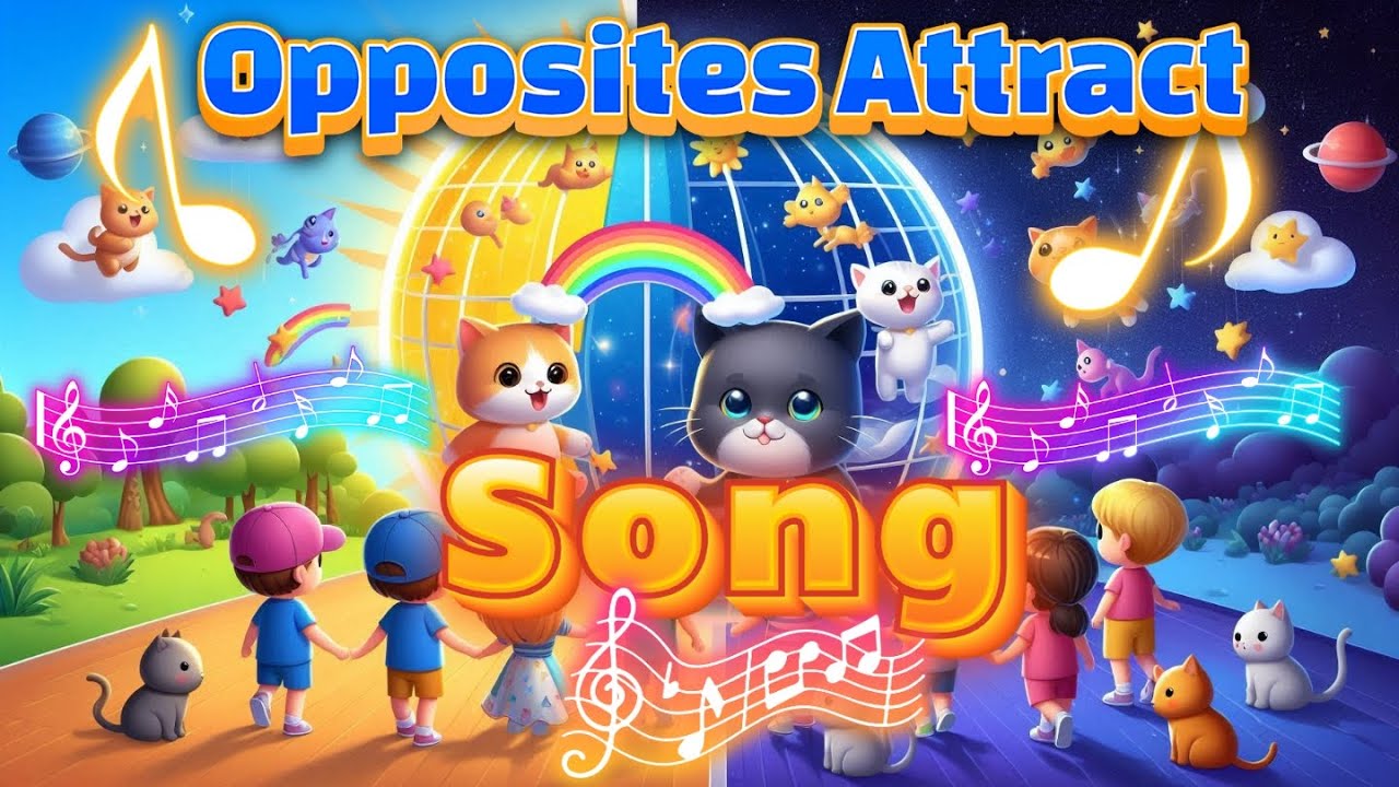 Opposites Attract| Song for kids🎶 - YouTube