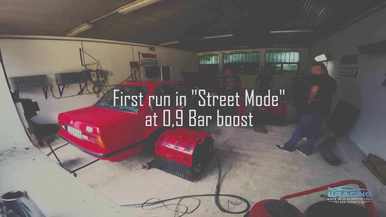 LLRacing BMW E30 M10 Turbo on Dyno - YouTube